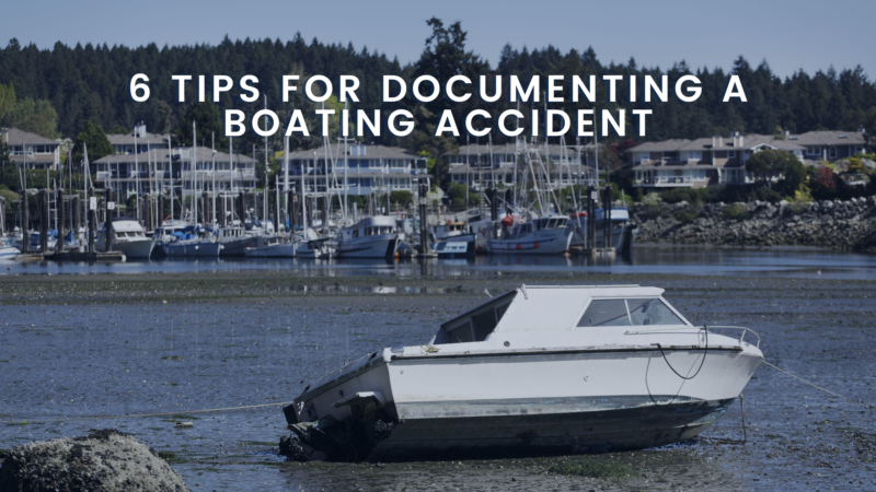 6 Tips for Documenting a Boating Accident - Moss Berg Injury Law